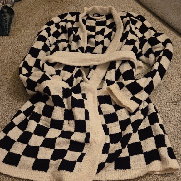 Salty Honey | Intimates & Sleepwear | Salty Honey Checkered Black And ...